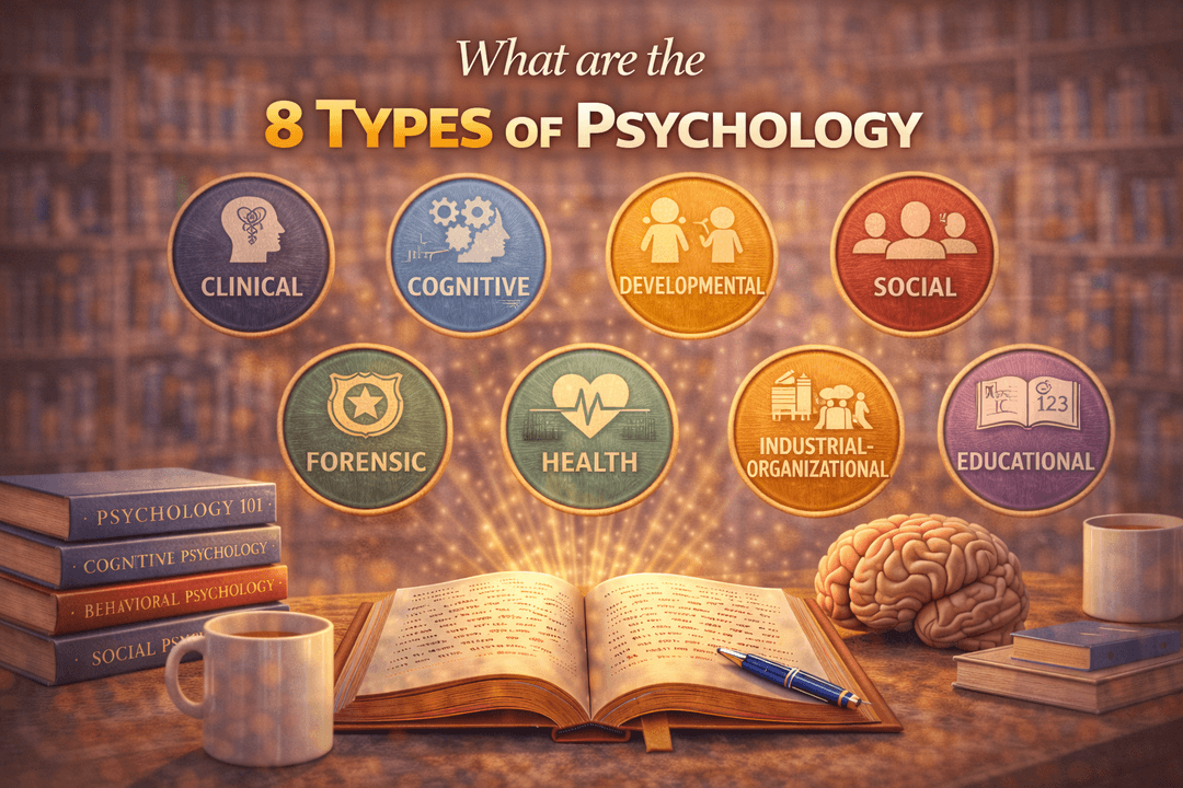 What are the 8 Types of Psychology: Understanding the Diverse Fields ...
