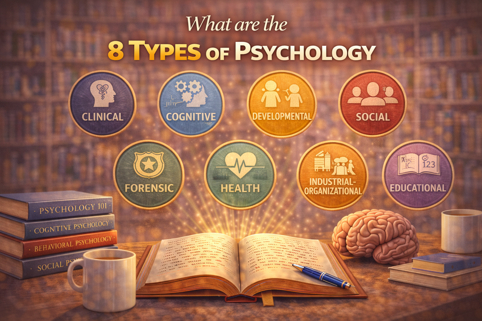 What are the 8 Types of Psychology: Understanding the Diverse Fields ...